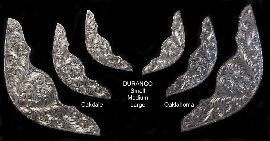 Silver Corner Plates – Hansen Western Gear