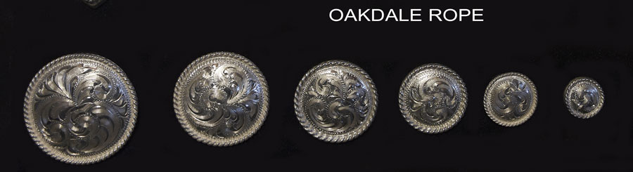 Sterling Silver Conchos – Hansen Western Gear