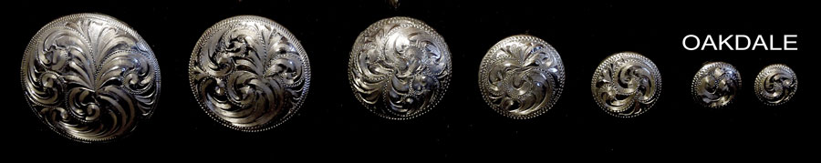 Sterling Silver Conchos – Hansen Western Gear